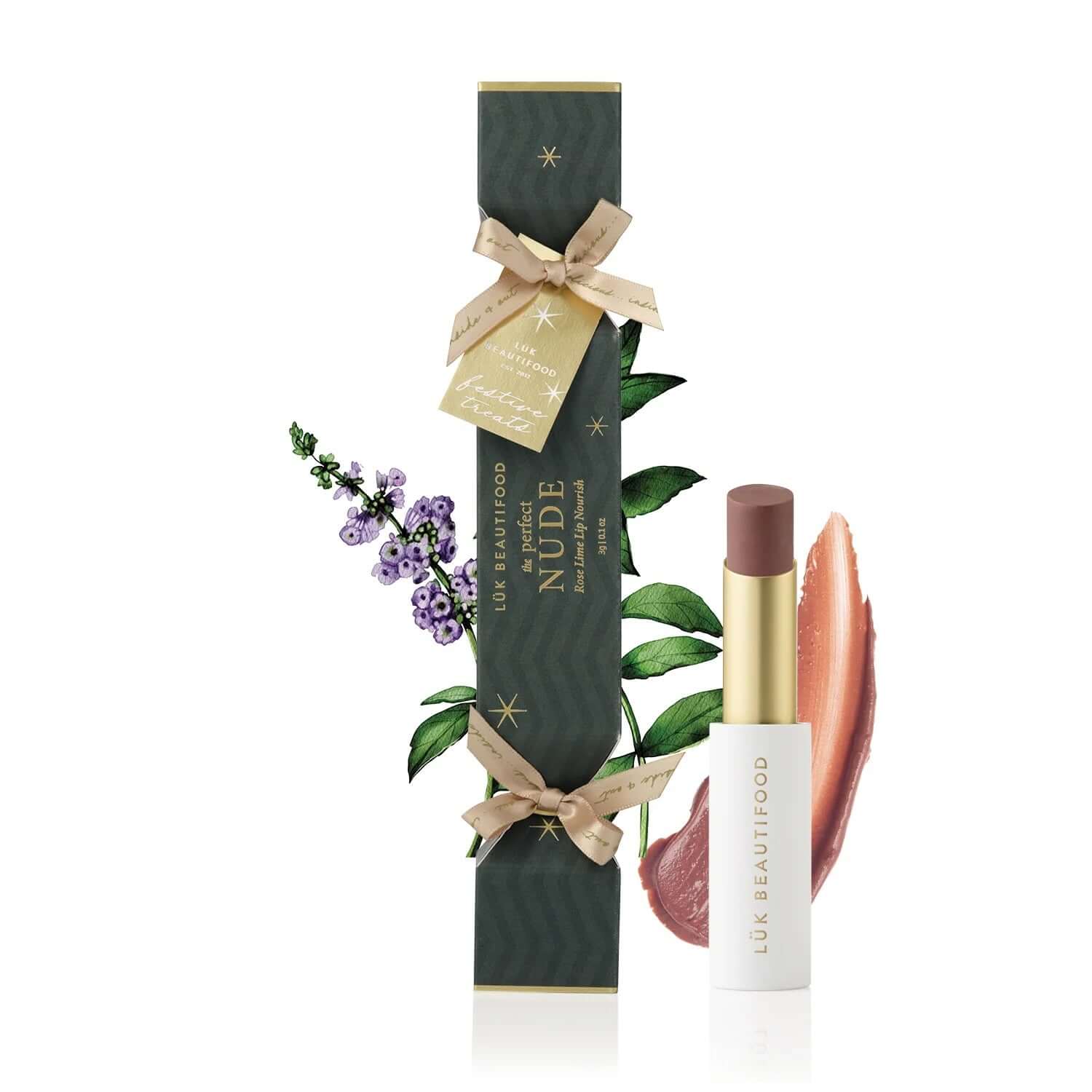 Rose Lime Lip Nourish Bon Bon | Natural Nude Lipstick | BAMBII