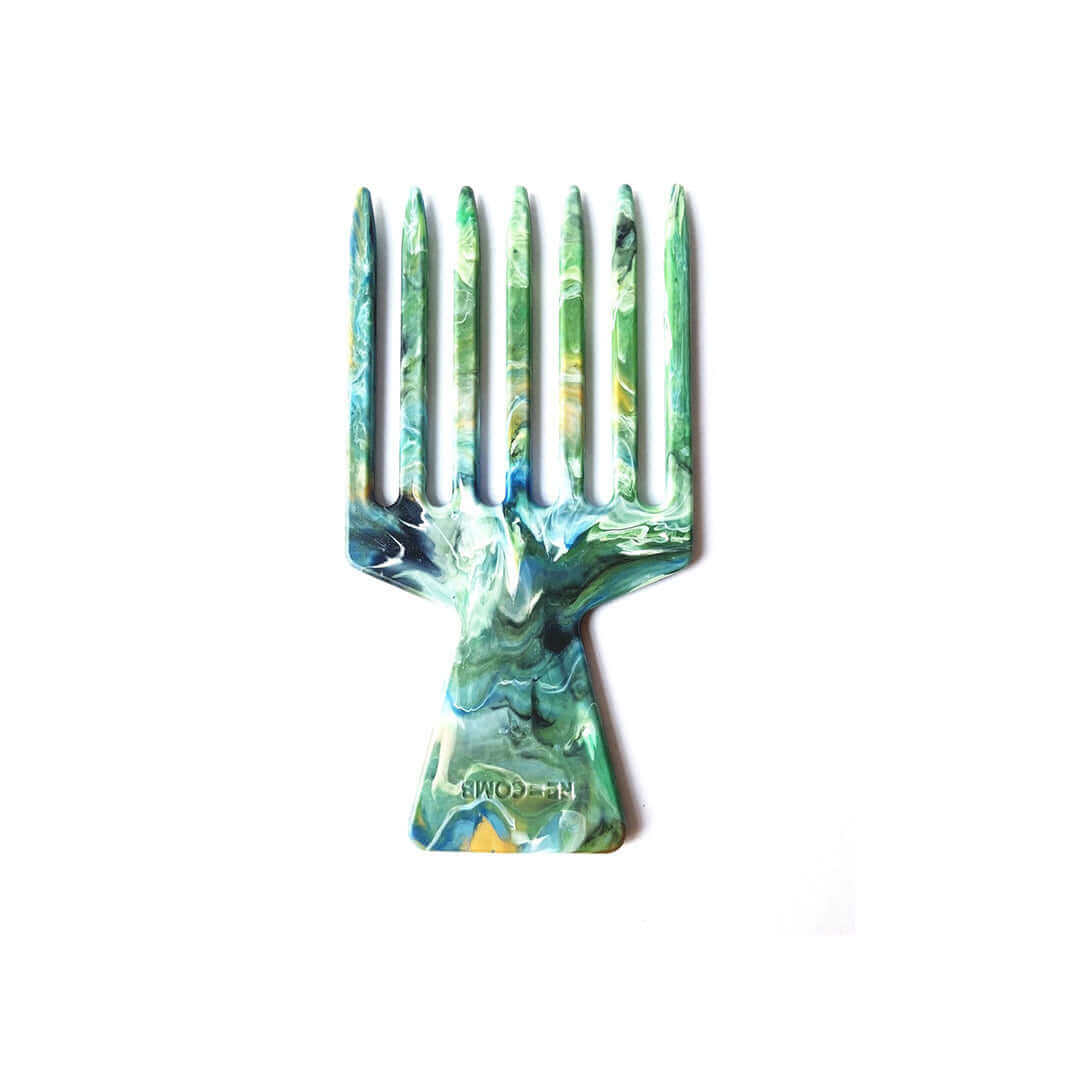 RE=COMB Cool Marble Hair PIK Comb - BAMBII